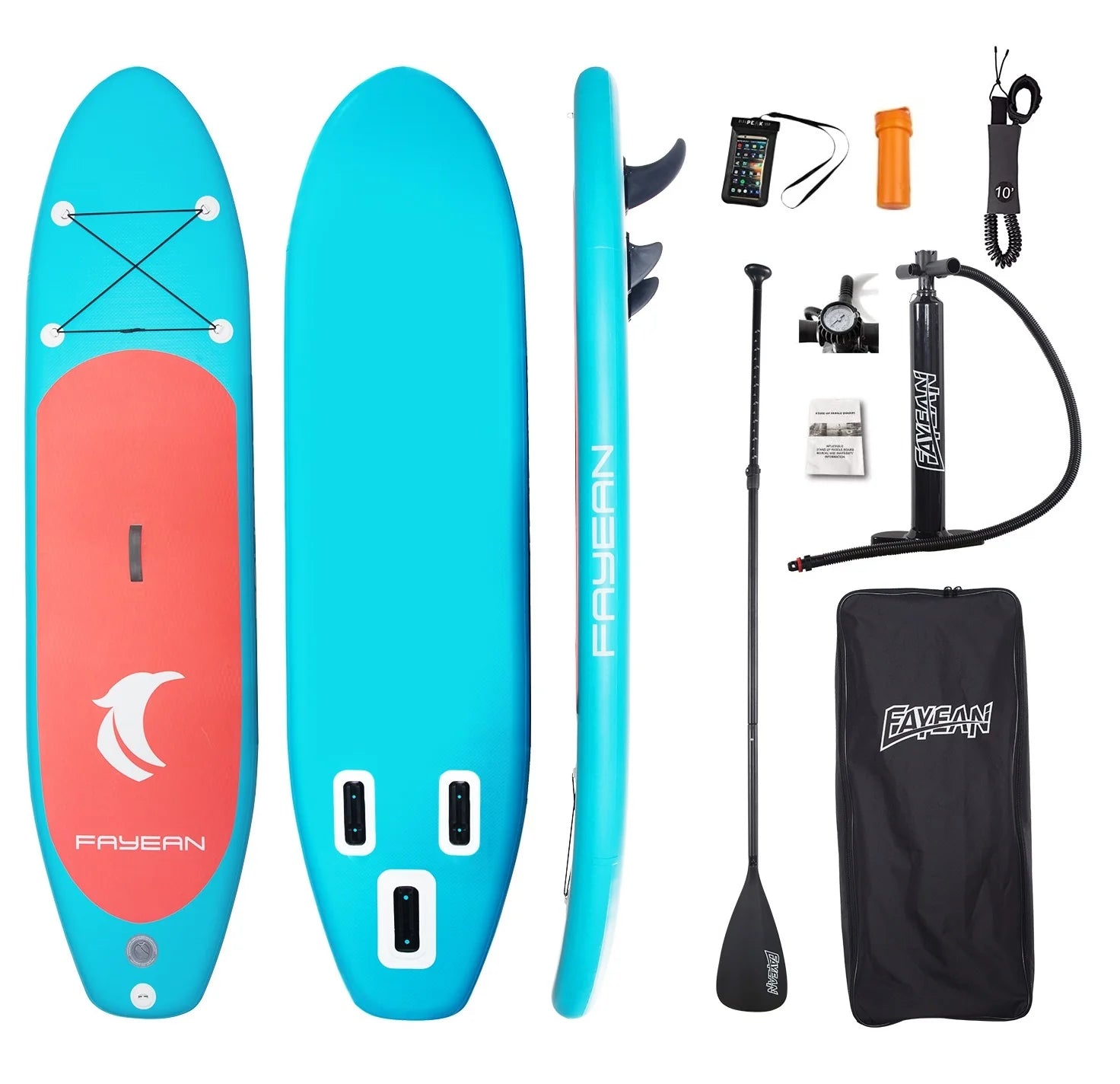 Blue Pink 10' Paddle Board