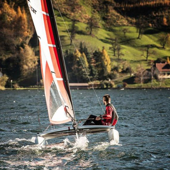 XCAT Sail Mobile sailing catamaran Boat weight only 75 kg